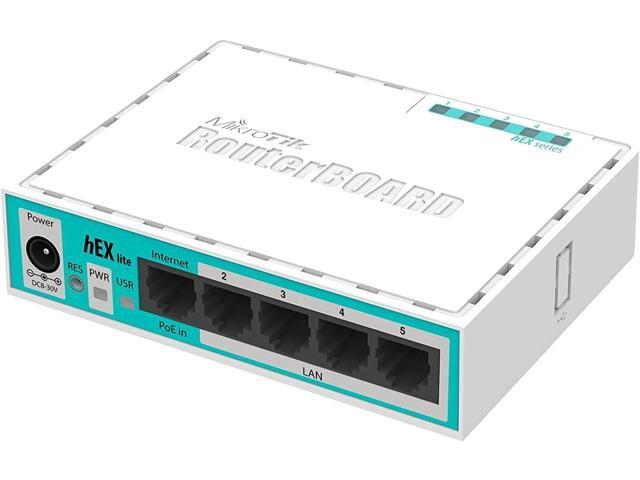 Mikrotik RouterBOARD hEX lite 5 ports router 5 X 10/100 PoE OSL4 ...