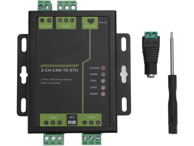 2 Port CAN to Ethernet Server Industrial Grade Converter with Account ...