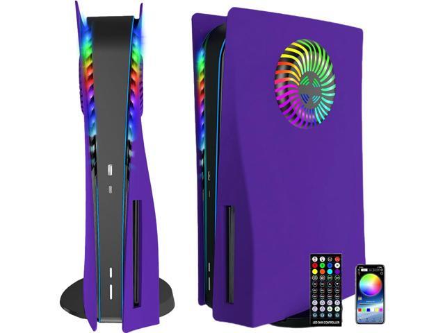 for PS5 Faceplates with Cooling Vents LED Lights, Megadream Cooling ...
