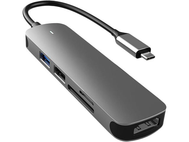 UKCOCO 2pcs USB Hub Type-c Multifunction Aluminum Alloy Adapter Dongle ...