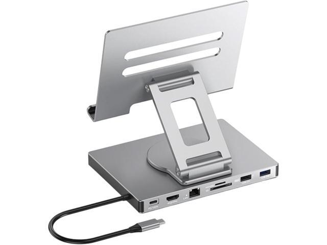Adjustment USB C Docking Station Stand 100W Power Delivery Aluminum ...