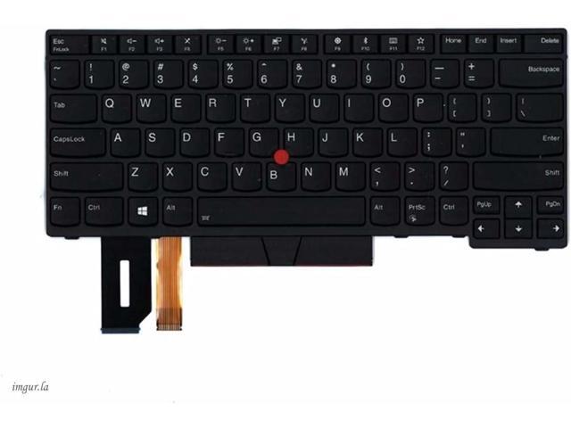 Tiugochr Laptop Replacement US Layout Keyboard for Lenovo ThinkPad E480 ...