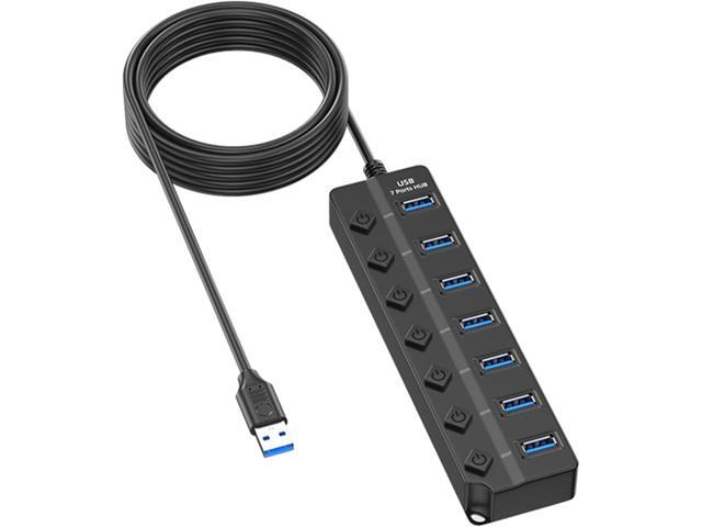 GMBYLBY Portable USB Hubs USB Data Hubs Multiports Adapter 7/4 ...