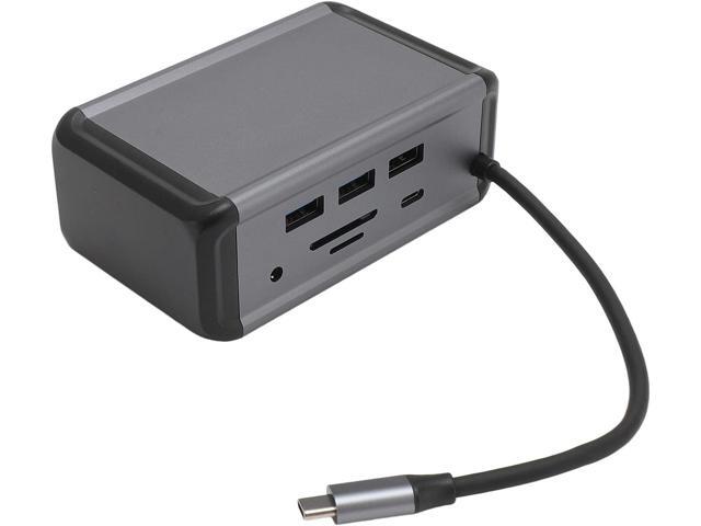 12 in 1 USB C Hub Aluminum Alloy VGA PD RJ45 USB3.0 Type C Docking Station for Laptop Computer ...