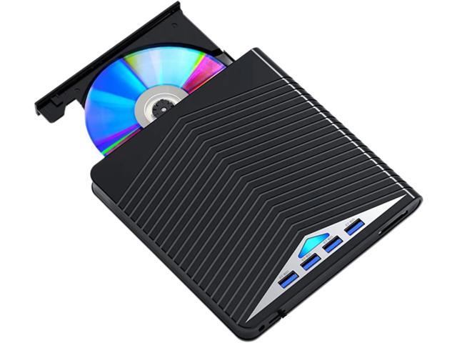 Obotsnoi 7 Port External Disc Drive Reader USB3.0 Type C HUB Stable ...