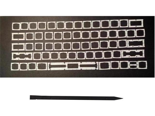 Replacement US Keyboard Full Set Butterfly Hinge Clip and Tool Fit for ...