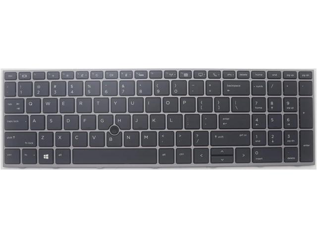 New Backlit Laptop Keyboard Replacement for HP ZBOOK 15 G5 G6 17 G5 G6 ...