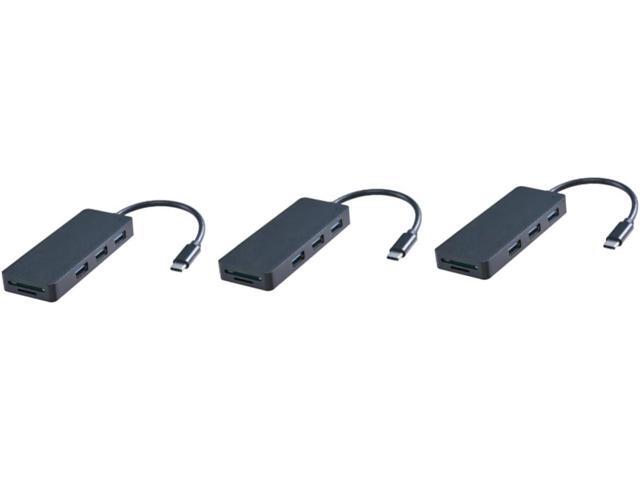 Uonlytech 3pcs 5 1 5-in-1 USB 3.0 Ports Micro Slots Compact Design ...