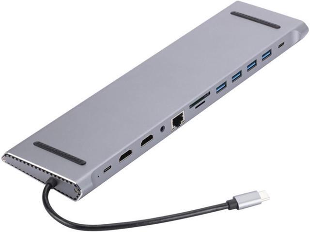 12 in 1 USB C Hub Multiport Adapter | HD Port Expander and USB C Data ...