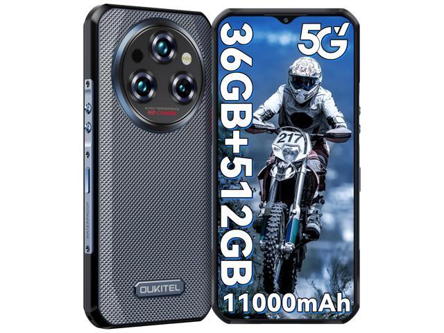OUKITEL WP35 Pro Rugged Smartphone 5G - 36GB+512GB Android 14 Rugged Phone, 11000mAh Large ...