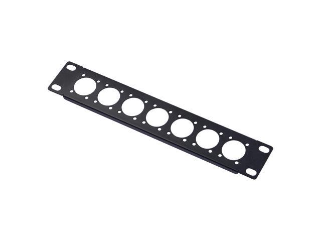 52Pi 1U D-type Patch Panel Rack Mount, 10 inch 7D Rackmate XLR HDMI AV ...