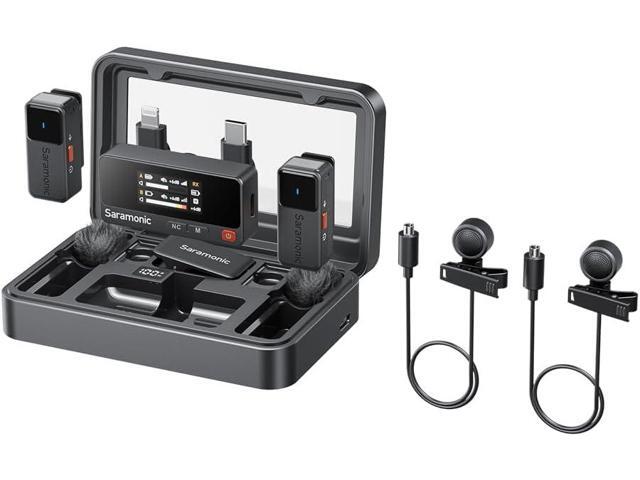 Air 2-Person Wireless Micro Lavalier Microphone for iPhone/Camera ...