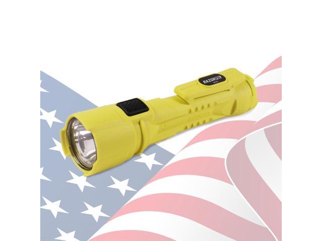 Razor FSL Dual Light Magnetic LED Flashlight 14,000 Candela, 10-Hour ...