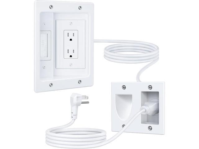 in Wall Cable Management Kit, Cable Concealer Kit for Wall Mounted TV ...