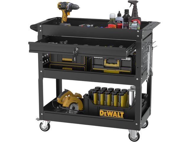 3 Tier Rolling Cart, Heavy Duty Utility Industrial Service Carts on ...