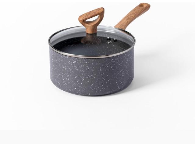 Revive Ceramic Nonstick Sauce Pan with Lid, 3 Qt, Oven Safe to 350°F ...