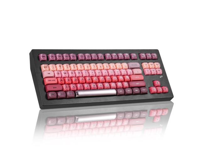 ZORNHER CG870 Foundation Keyboard,80%Pink Gaming Keyboard,TKL Creamy ...