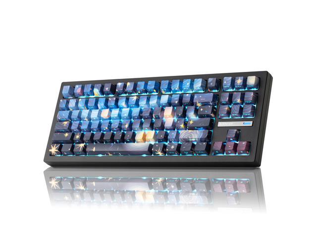 ZORNHER ZH870 Wireless Mechanical Gaming Keyboard,80% Blue Custom ...