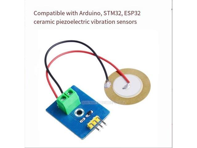 Compatible with Arduino, STM32,ESP32 ceramic piezoelectric vibration sensors - Newegg.com