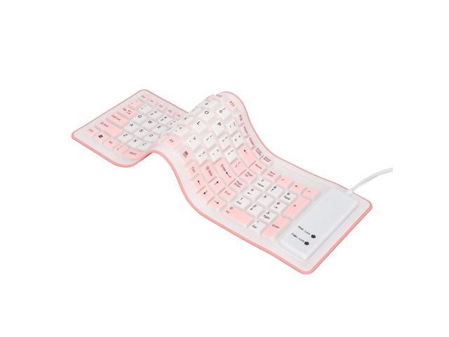 Heayzoki Roll Up Keyboard, Foldable Silicone Keyboard 103 Keys USB ...