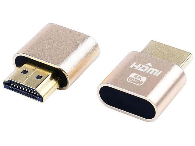 DIXSG HDMI Dummy Plug 4K Display Emulator Compatible with Windows Mac ...