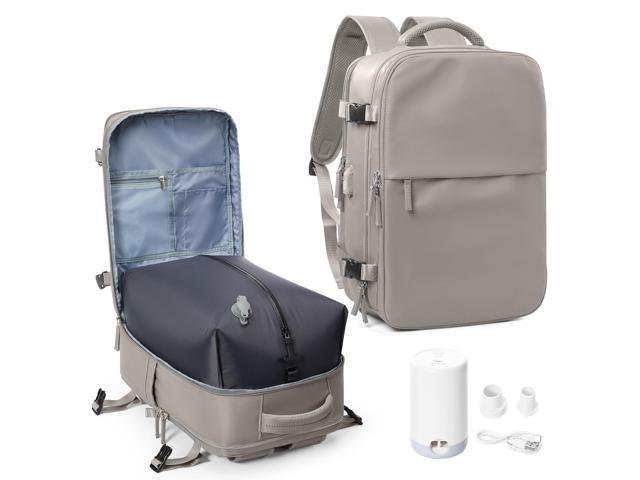 suwasp Vacuum Compression Backpack, 40L Expandable Travel Backpack with ...