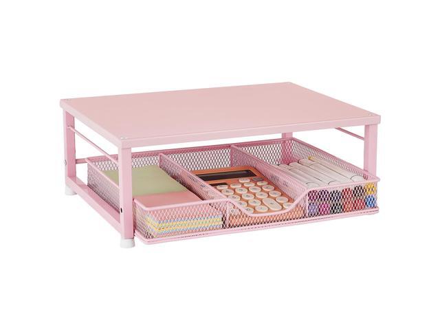 Gugsey Small Pink Laptop Stand for Desk, Monitor Stand, Office Desk ...