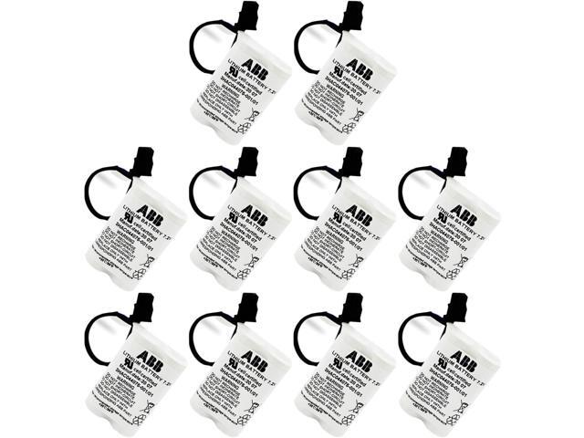 (10-Pack) 3HAC044075-001/01 Lithium Battery 7.2V 3600mAh SMB PLC ...