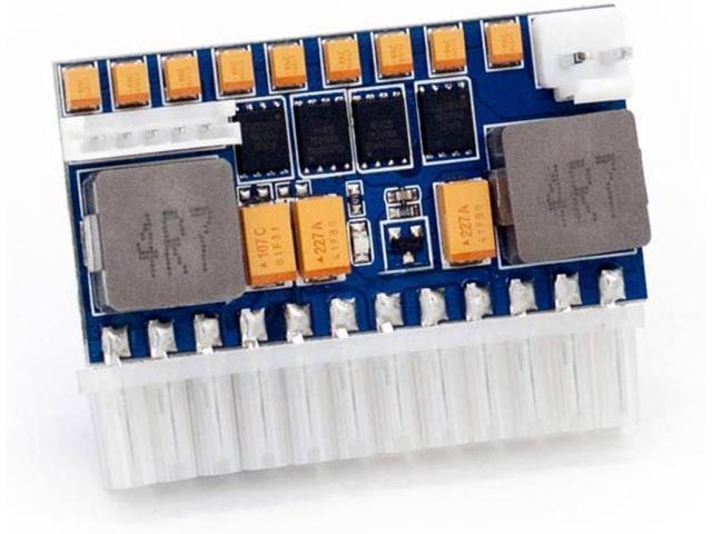 24pin DC ATX PSU 12V DC Input 250W Output Switch PC DC-DC ATX PSU Mini ...
