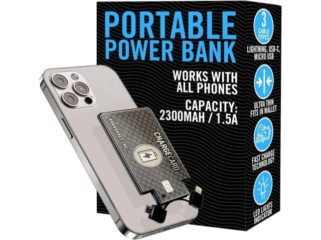 ChargeCard Portable Charger & Power Bank Fast Charging & Compact Design ...