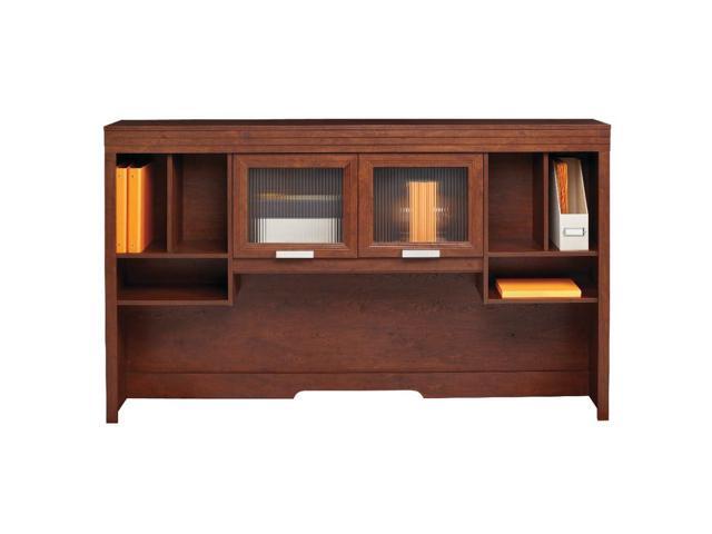 Realspace® Marbury Collection 128"W Hutch, Auburn Brown - Newegg.com