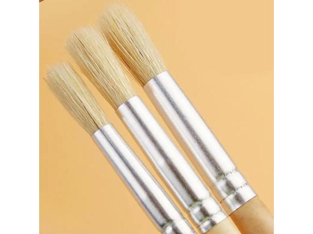 12 Pieces Professional Oil Paintbrush Artist Paint Brush Round Tip, for ...