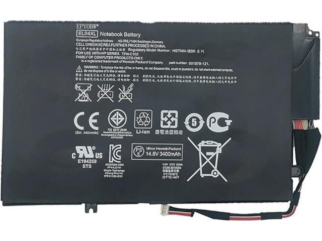 EL04XL Laptop Battery 52Wh 3400mAh 4-Cell Compatible with HP Envy 4 4 ...