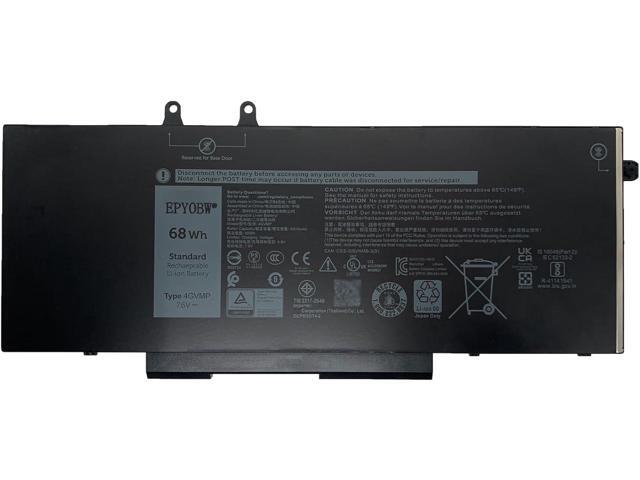 4GVMP Laptop Battery 68Wh 8500mAh 7.6V Compatible with Dell Latitude ...