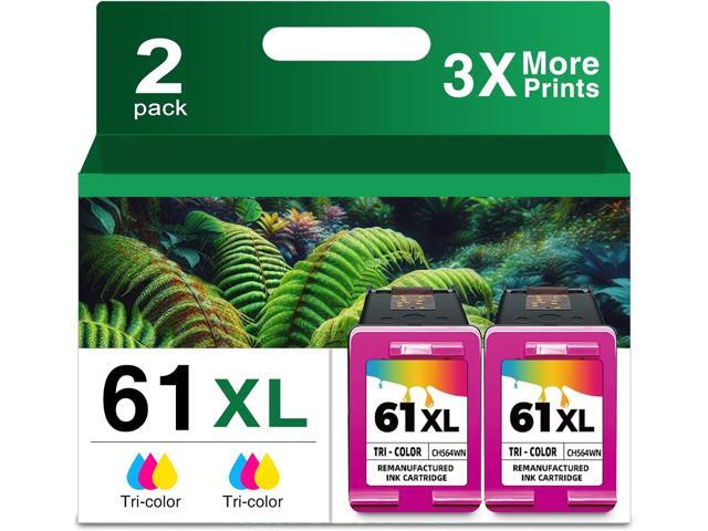 Ubinki 61XL Ink Cartridge Color Replacement for Ink 61 XL for Envy 4500 ...