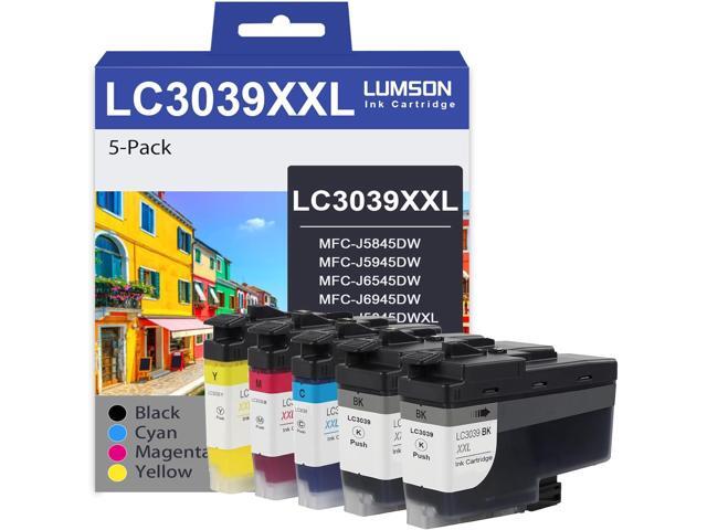 LC3039 Ultra High-Yield Ink Cartridges (5-Pack, 2 Black/1 Cyan/Yellow/1 ...