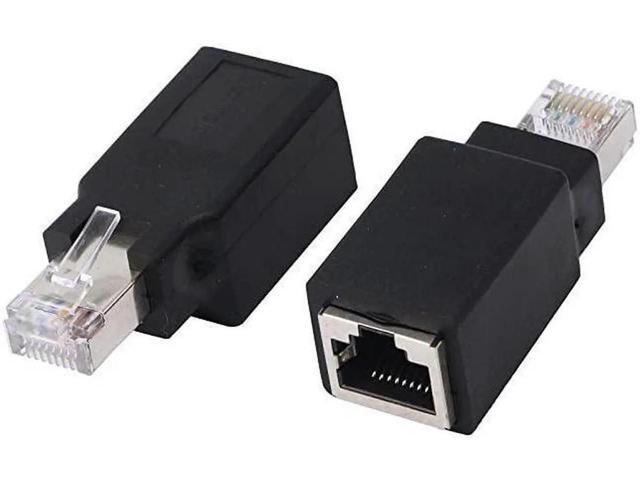 Aomoproing RJ45 Ethernet LAN Male to Female Cat5 / Cat5e / Cat6 ...