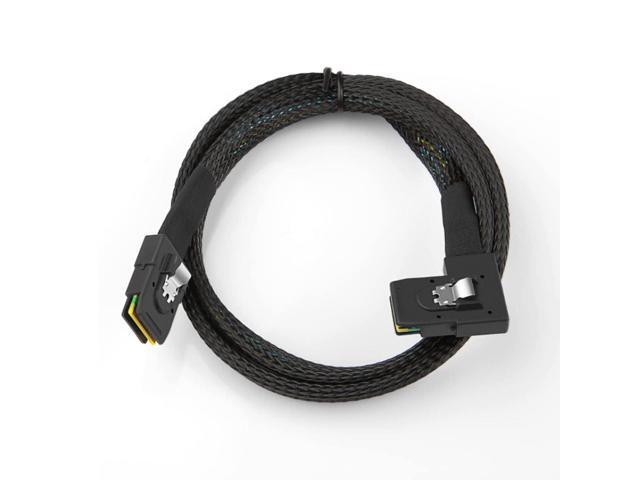 Mini SAS SFF-8087 Straight to SFF-8087 Right Angle Internal Server ...