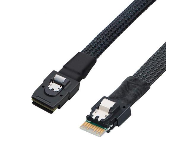 Mini SAS 8087 to Slim SAS 8654 4i Internal High-Speed Cable 12Gbps ...