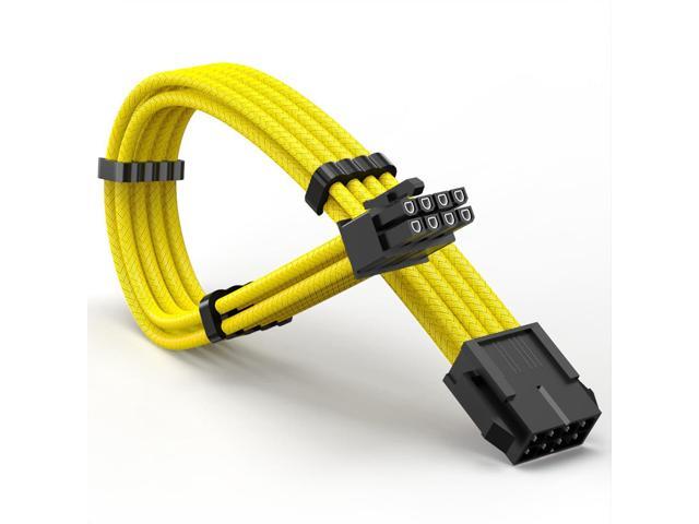 GPU 8Pin (6+2) Extension Cable 30cm Male to Female, 18AWG Tinned Copper ...