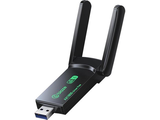 WiFi 6 USB 3.0 Wireless Adapter AX1800 Dual Band 1800Mbps - High Gain ...