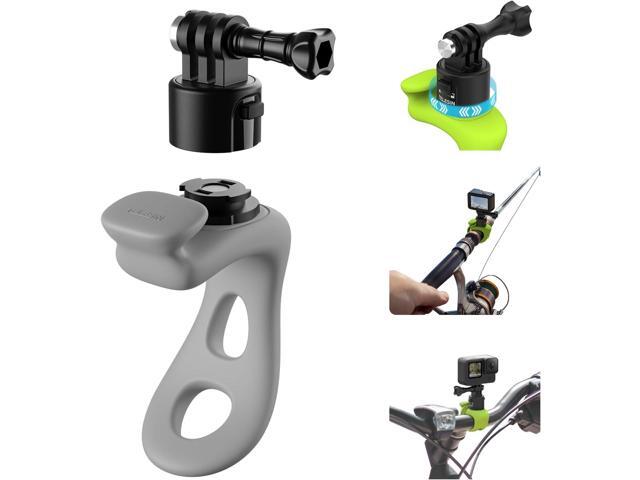 TELESIN S2 Quick Release 360 Flexible Mount Wrap Band, Bike Motorcycle ...