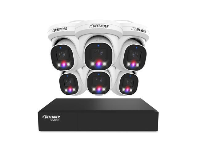 Defender AI POWERED Sentinel Pro Turret 4K Wired 8CH NVR PoE Security ...