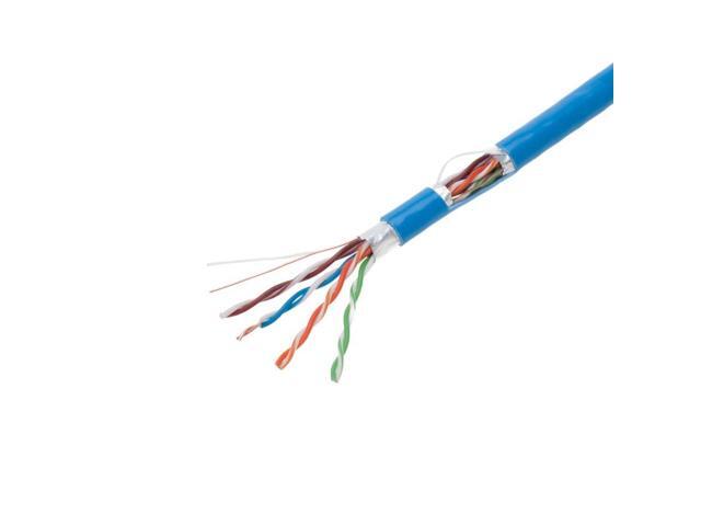 1000ft Cat5e Solid 24AWG Shielded Cable FTP Cat5 Bulk Pull Box Network ...