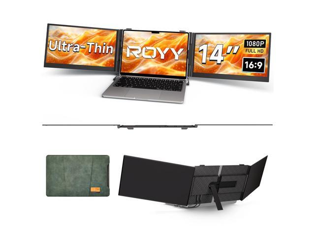 ROYY Laptop Screen Extender 14" Portable Monitor FHD 1080P Triple ...
