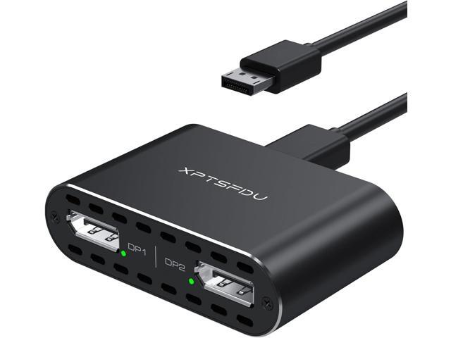 XPTSFDU DisplayPort to Dual Displayport Splitter 4K120Hz DP to Dual DP ...