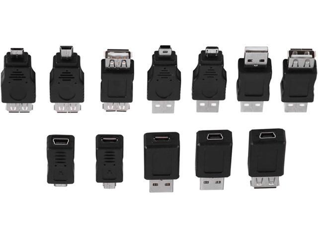 OTG Adapter 2.0 USB Connector Types Converter 12Pcs Micro USB to USB ...