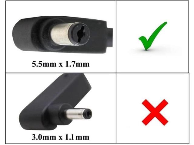 19V 2.37A 45W 5.5 * 1.7mm Laptop AC Adapter Compatible for 13-045N2A ...