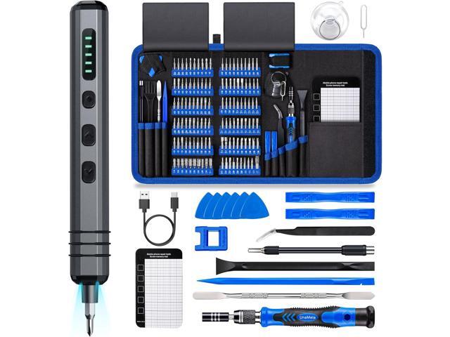 Mini Electric Screwdriver Set 140-IN-1: Small Electric Screwdriver ...