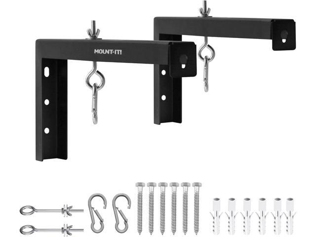 Mount-It! Projector Screen Wall Mount L-Brackets - Extra Large Wall and ...